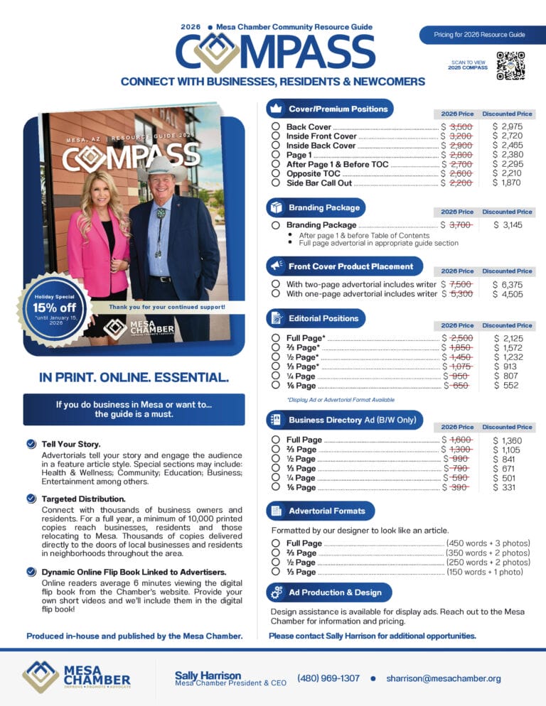 Compass | 2026 Mesa Resource Guide - Mesa Chamber of Commerce